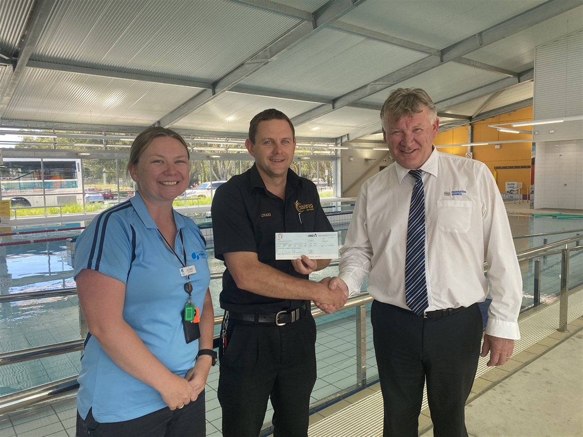 Waldron’s Community Chest donation supports Learn to Swim Program ...